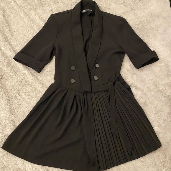 Zara | Pants & Jumpsuits | Zara Pleatedfrontplay Suits | Poshmark